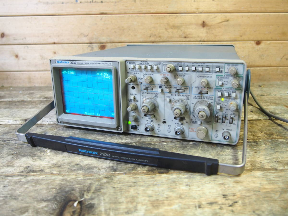 ☆Tektronix テクトロニクス 2230 デジタルオシロスコープ 通電OKの落札情報詳細 - ヤフオク落札価格検索 オークフリー