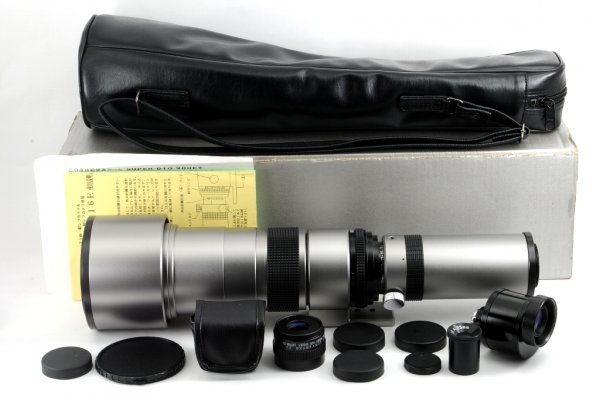 【極美品】SUPER BIG 916E 900-1600mm F11-20 Tマウント スリービーチ社製 超望遠ズームレンズ Canon ...