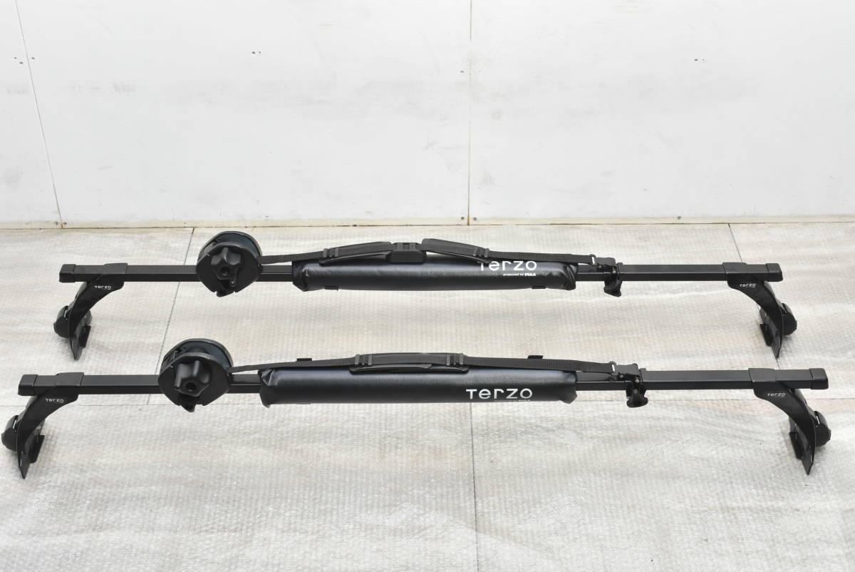 【美品】TERZO サーフボードキャリア 鍵2個付属 品番 フット：EF3TM VH19 レインモールタイプ 標準ルーフ車用 ベルト：EM34/EM45の落札情報詳細 - Yahoo ...