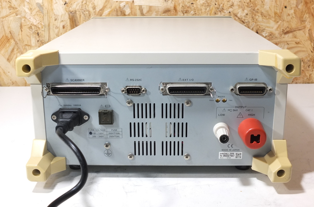 【q0537n】HIOKI 日置 3153 自動絶縁耐圧試験器 AUTOMATIC INSULATION/WITHSTANDING ...