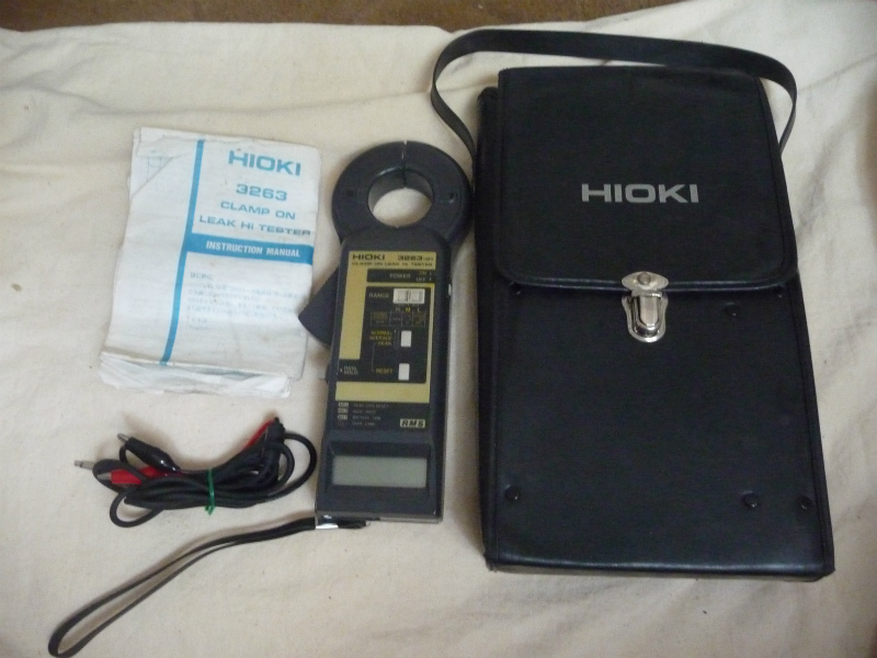 【傷や汚れあり】HIOKI 日置電機 リーククランプテスター 3263-01の落札情報詳細 - ヤフオク落札価格情報 オークフリー