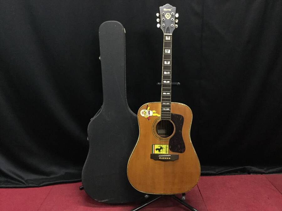 ☆k60 Kiso Suzuki KANSAS WG-250 アコースティックギター ビンテージ の落札情報詳細| ヤフオク落札価格情報 オークフリー