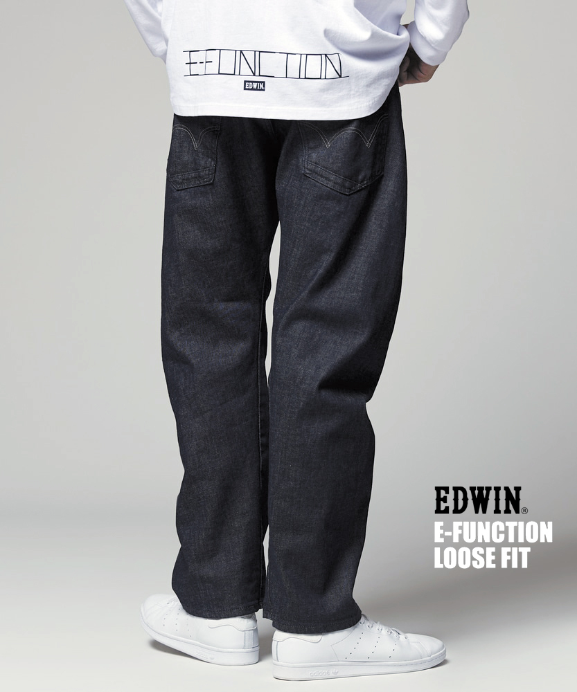 【未使用 （詳細）】新品/少量入荷 EDWINエドウィン E-FUNCTION ゆったりルーズフィットデニム 日本製 EF04-00/M 11000円をの落札情報詳細 - ヤフオク落札価格検索 ...
