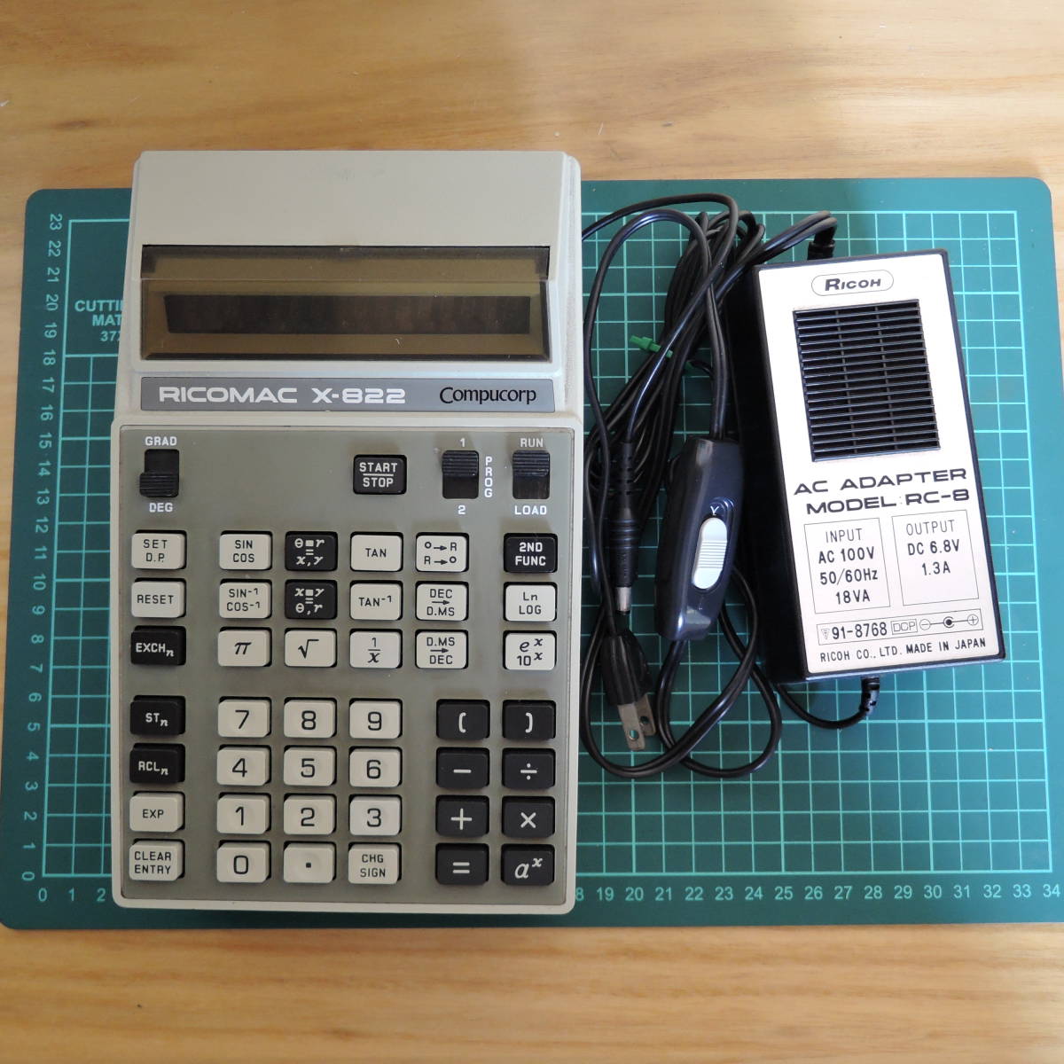 【やや傷や汚れあり】昭和レトロ リコー Ricoh RICOMAC 1215 電卓 計算機 （80s） の落札情報詳細| ヤフオク落札価格情報 ...