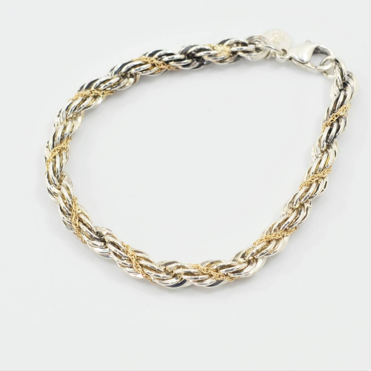 ★ゴールドカラー★ブレスレット★PAT PNDG★SN★刻印★スクリューチェーン★高級感★ の落札情報詳細| ヤフオク落札価格情報 オークフリー