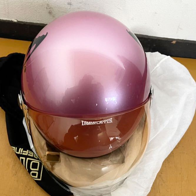 【未使用】未使用☆ DAMMFLAPPER フラワー ジェット ヘルメット 57～58cmの落札情報詳細 - ヤフオク落札価格検索 オークフリー