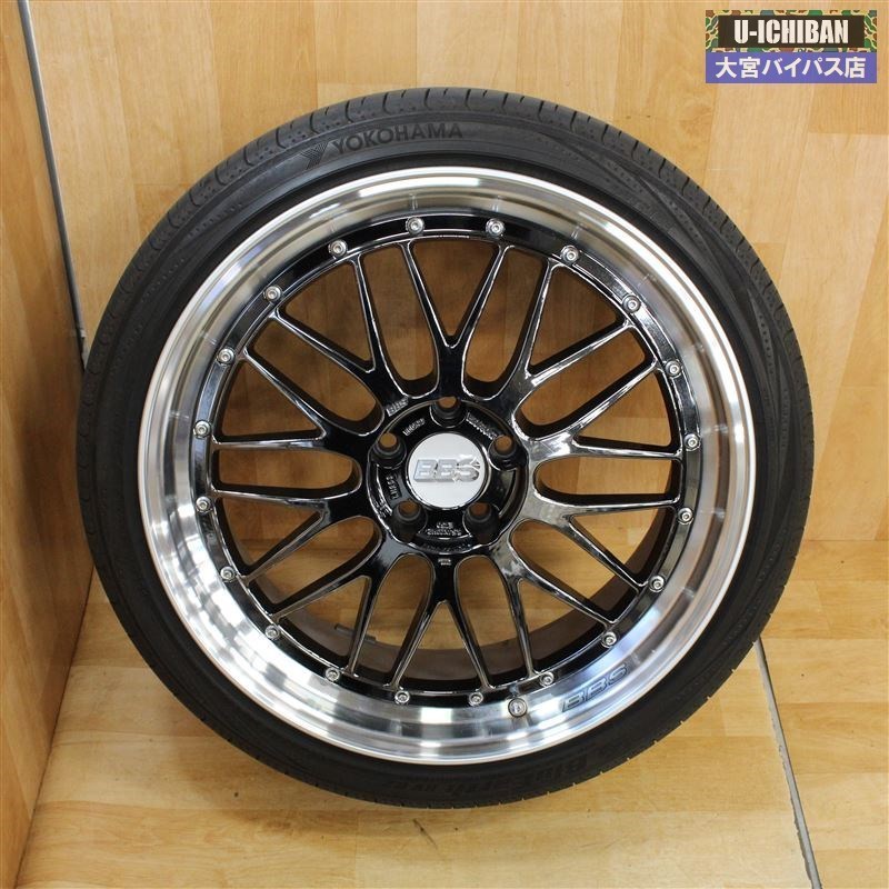 【傷や汚れあり】BBS LM 8.5-20+30 9.5-20+30 5H114.3 ＆ ヨコハマ 245/35R20 1台分 鍛造 LM253 LM254 アルファード ヴェルファイア など ...
