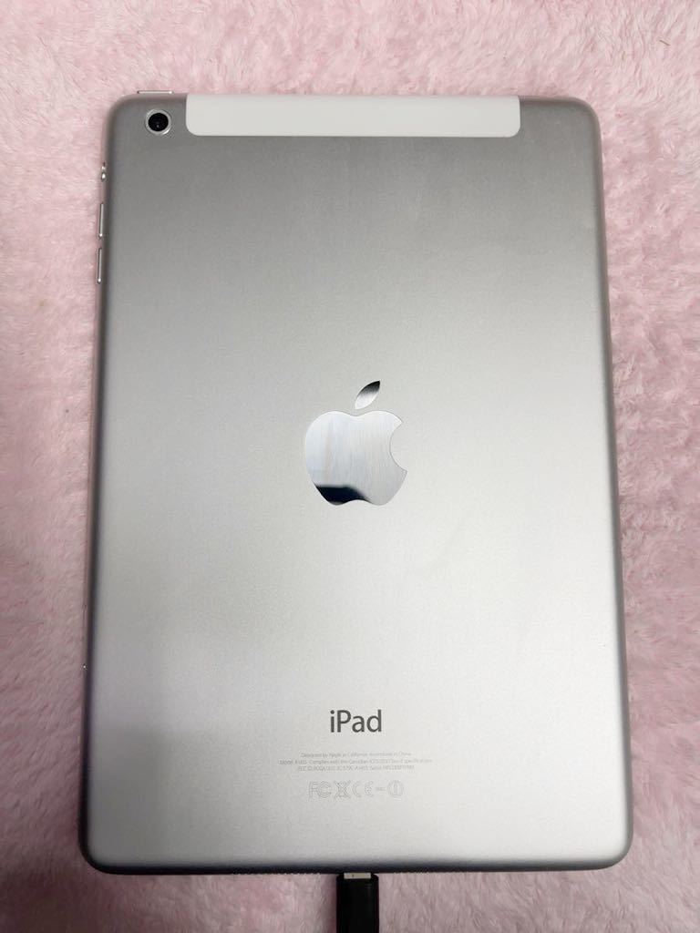 【目立った傷や汚れなし】Apple iPad mini 1 第1世代 Wi-Fi+Cellularモデル A1455 MD529J/A 32GB iOS9.3.5 7.9インチタブレット ...