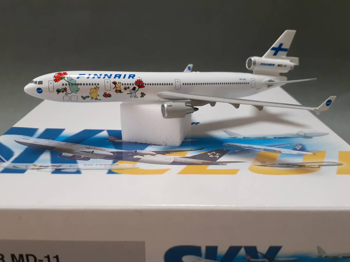 【未使用に近い】Dragon/Skyclub [ 98-006 ] MD-11 FINNAIR（ Moomins Express ）( 1/ ...