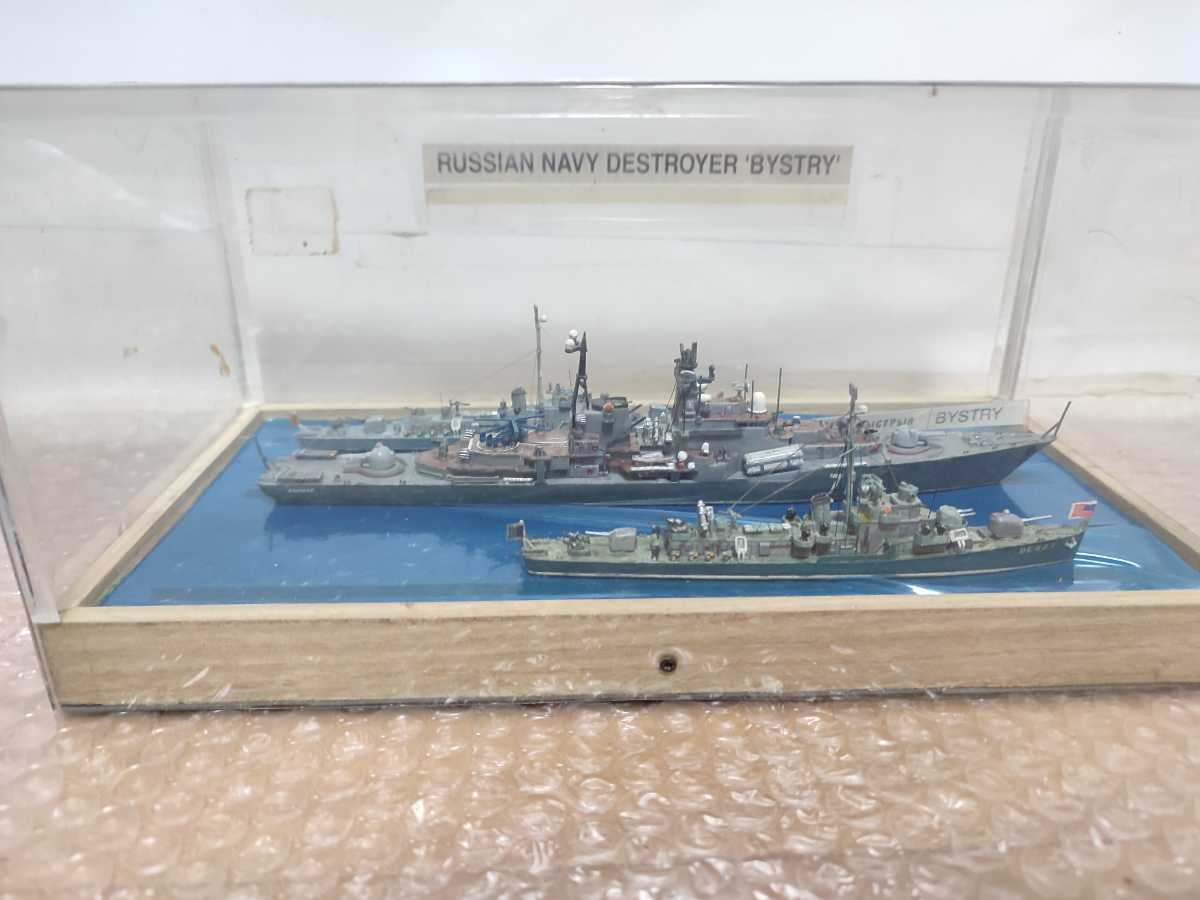 【やや傷や汚れあり】RUSSIAN NAVY DESTROYER BYSTRY 模型 船 完成品 組立済み 001223の落札情報詳細 ...