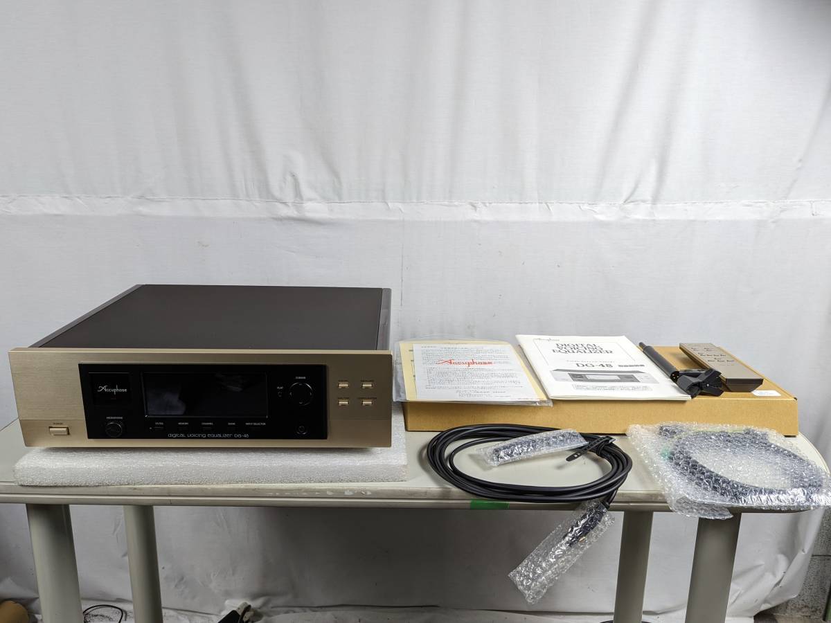 【目立った傷や汚れなし】 Accuphase DG-48 DIGITAL VOICING EQUALIZER 元箱 付属品 デジタルヴォイシ ...