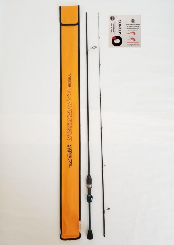 【未使用】TSURINOYA 6.3ft 軽量 スピニングロッド S632UL 75g Fujiガイド ソリッドティップ Fujiガイド (メバリング アジング トラウト 五目釣りの落札情報 ...
