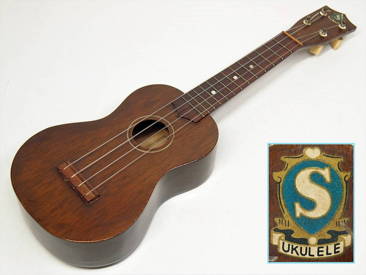 【やや傷や汚れあり】〓 4)鈴木バイオリン ソプラノウクレレ No.7 SUZUKI UKULELE ヴィンテージ スズキ εの落札情報詳細 - ヤフオク落札価格検索 オークフリー
