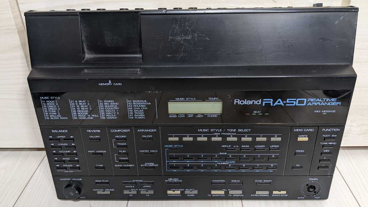 ☆ROLAND RA-50 REALTIME ARRANGER ローランド リアルタイムアレンジャー の落札情報詳細| ヤフオク落札価格情報 ...