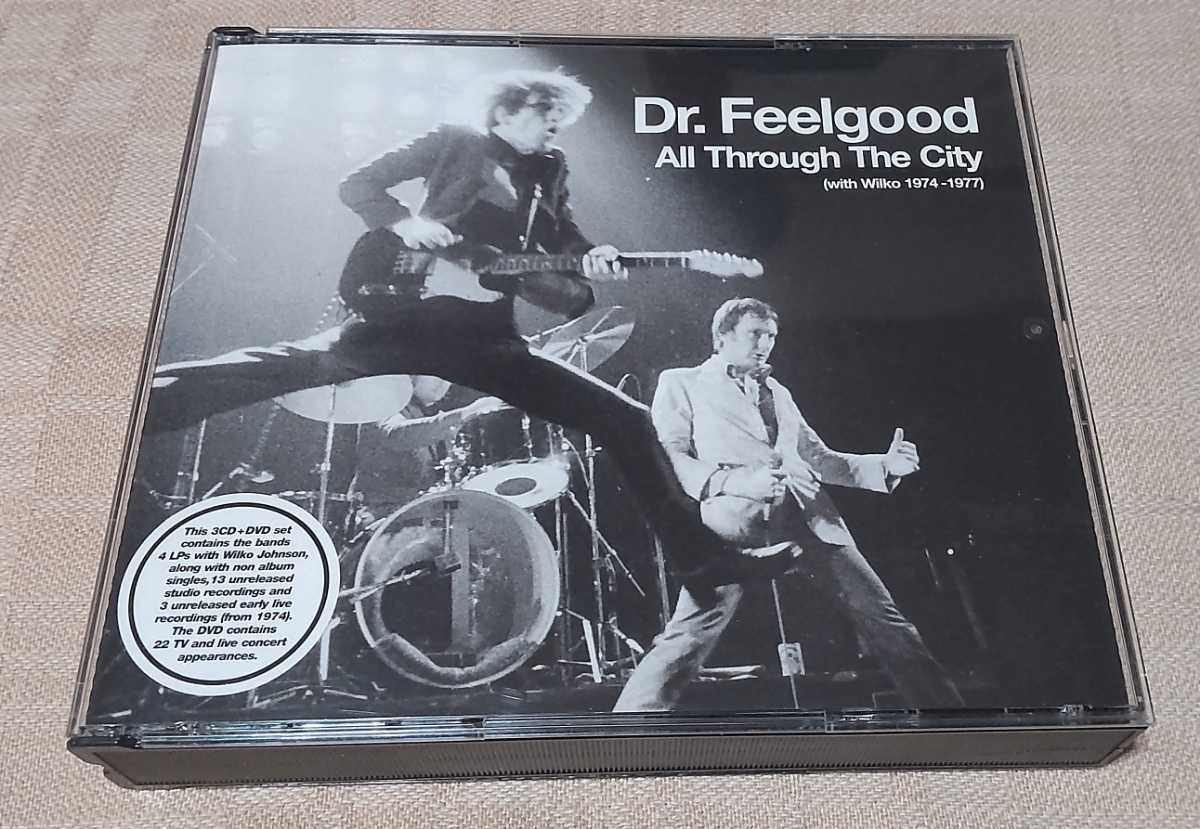 【やや傷や汚れあり】ドクター・フィールグッド/Dr.Feelgood「All Through The City (with Wilko 1974-1977)」3CD+DVD/ウィルコ ...