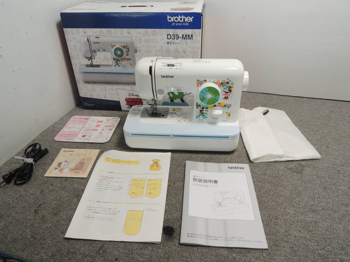 【やや傷や汚れあり】 ブラザー BROTHER 電子ミシン ディズニー D39-MM /管理1727C12の落札情報詳細 - ヤフオク落札価格検索 オークフリー