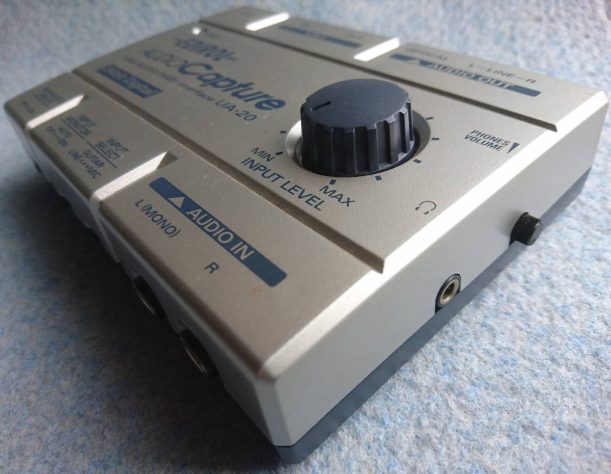 【目立った傷や汚れなし】《美品》EDIROL/ローランド【UA-20】USBオーディオ/MIDIインターフェース★音声キャプチャー 高品位 ...