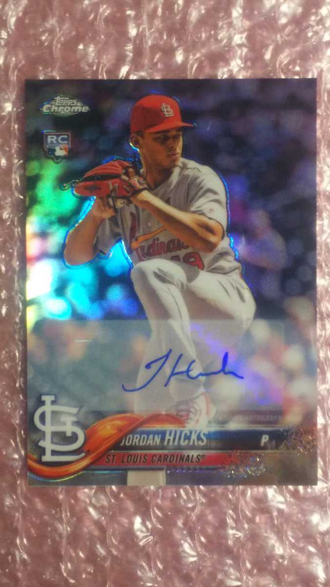 【目立った傷や汚れなし】2018 Topps Chrome Update Refractor Autograph HMT2 Jordan ...