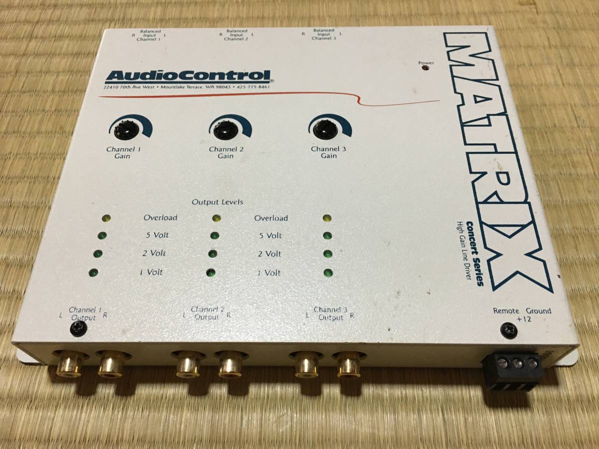 【傷や汚れあり】AudioControl OVERDRIVE MATRIX オーディオコントロール ラインドライバー の落札情報詳細 ...