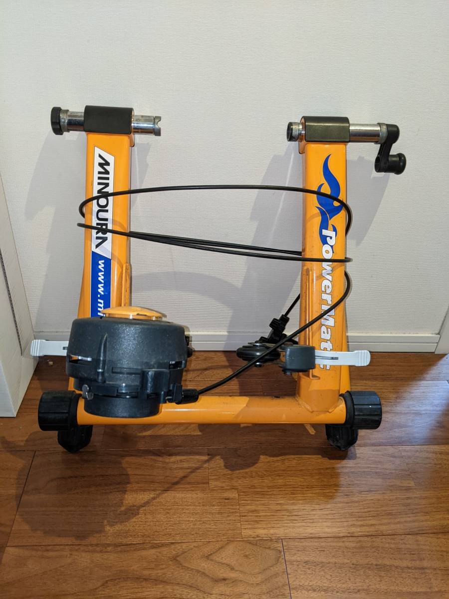 【やや傷や汚れあり】ミノウラ MINOURA Power Matic ローラー台 リムドライブ サイクルトレーナー マグターボ RDA ...