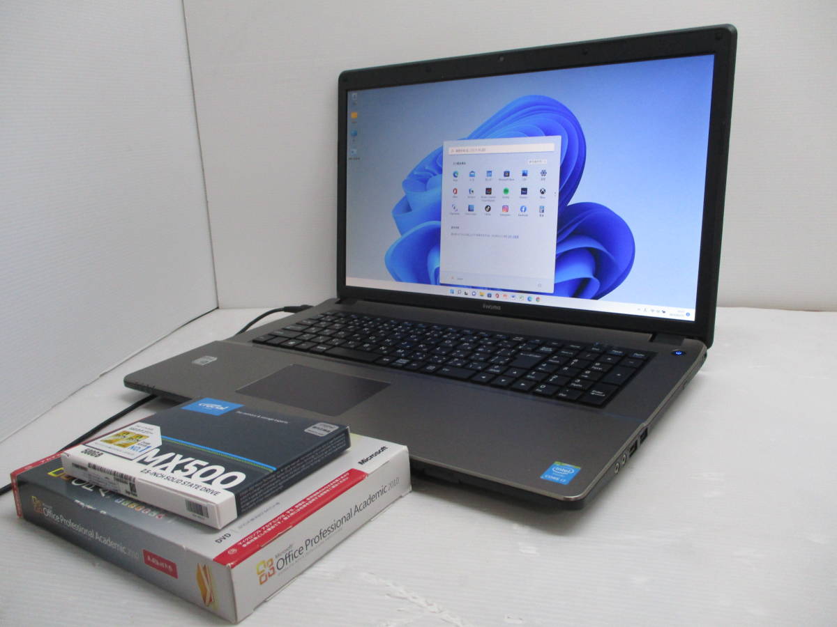 Clevo W370ST 高性能ノート i7-4700MQ メモリ8GB SSD240GB の落札情報詳細| ヤフオク落札価格情報 オークフリー