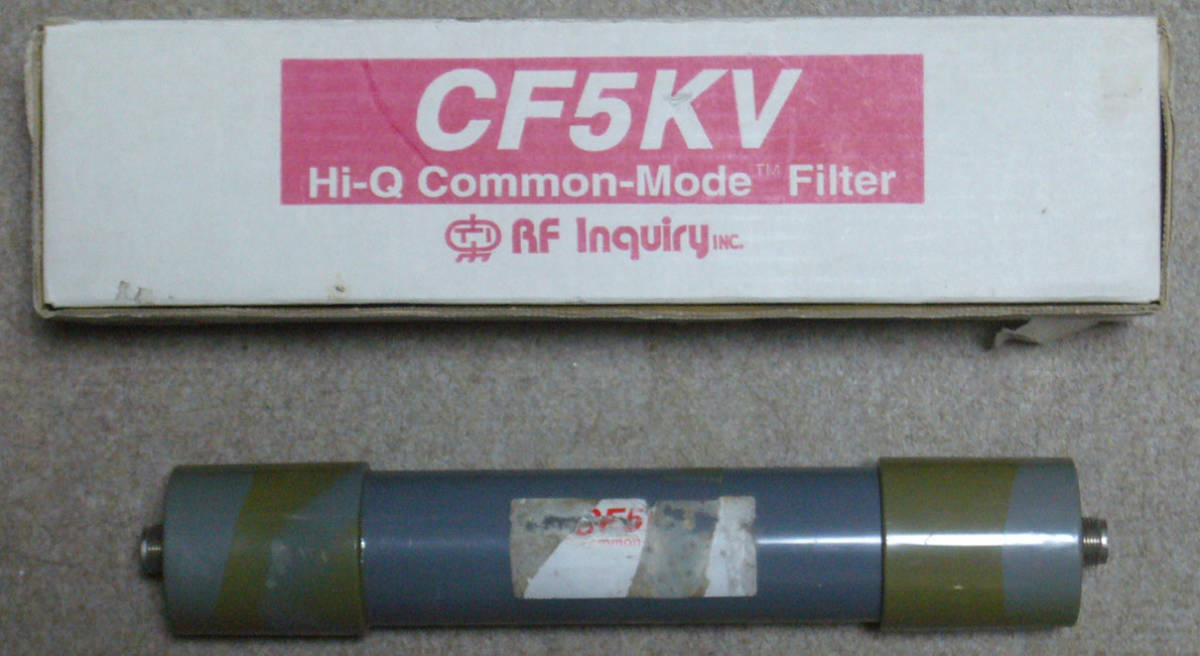 【やや傷や汚れあり】コモンモードフィルタ CF5KV RF Inquiry製の落札情報詳細 - ヤフオク落札価格検索 オークフリー