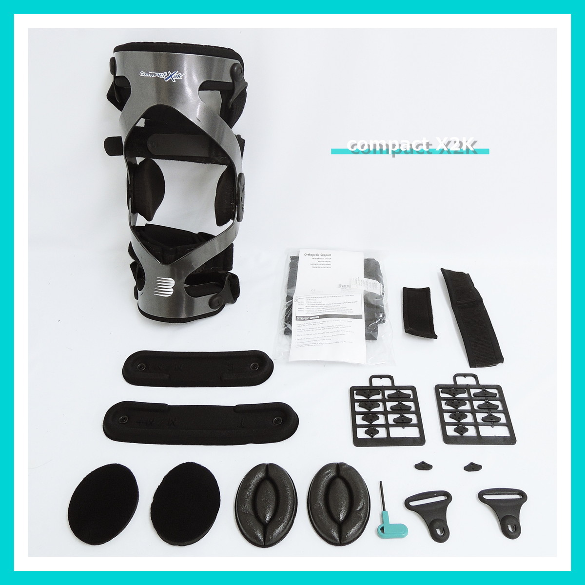 【やや傷や汚れあり】【即決!早い者勝ち!】 BREG compact X2K ニープレース 膝装具 膝靭帯の安定化 Orthopedic Support MEDIUM ORTHOFIXの落札 ...