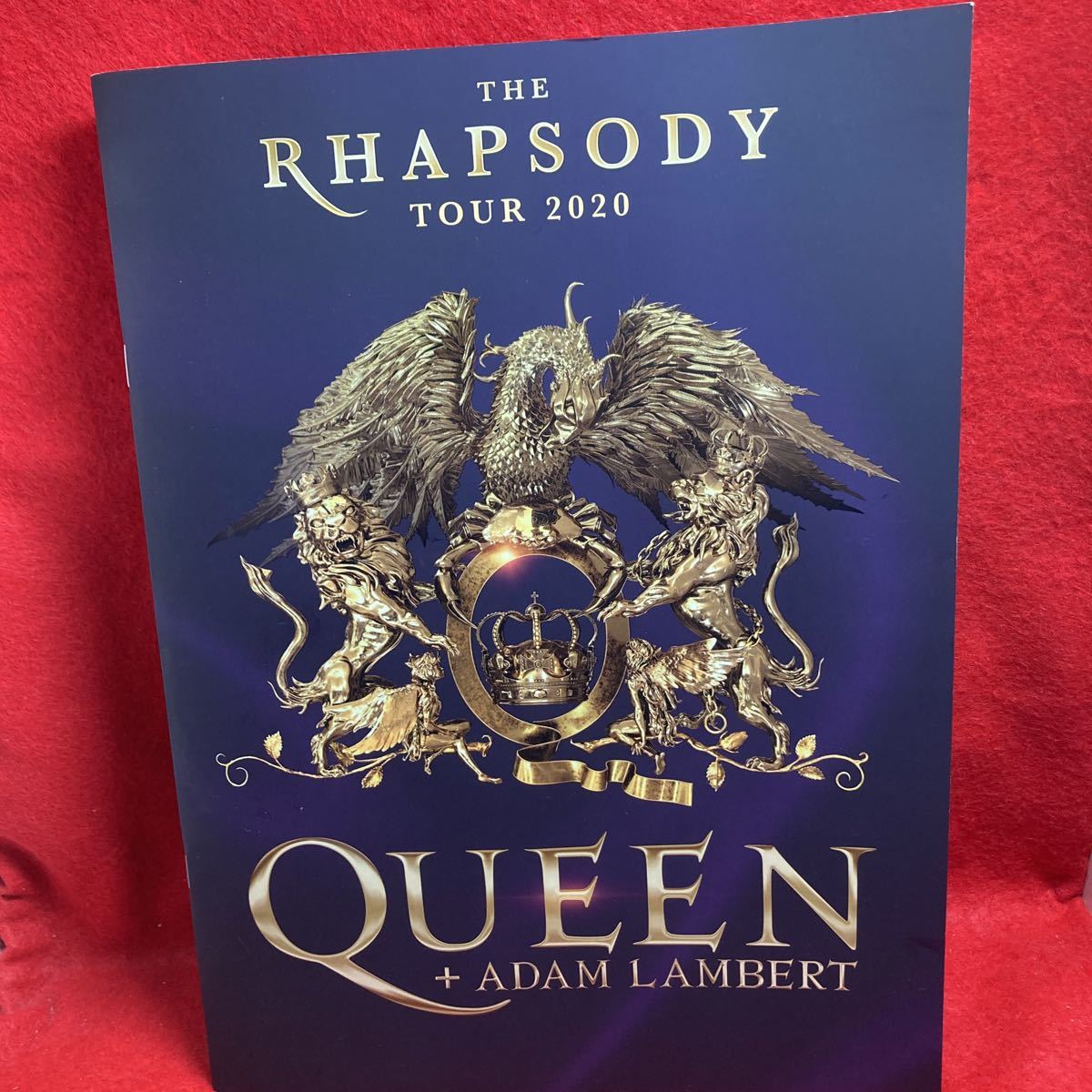 【やや傷や汚れあり】 THE RHAPSODY TOUR 2020 パンフレット QUEEN+ADAM LAMBERY クイーン＋アダム ...