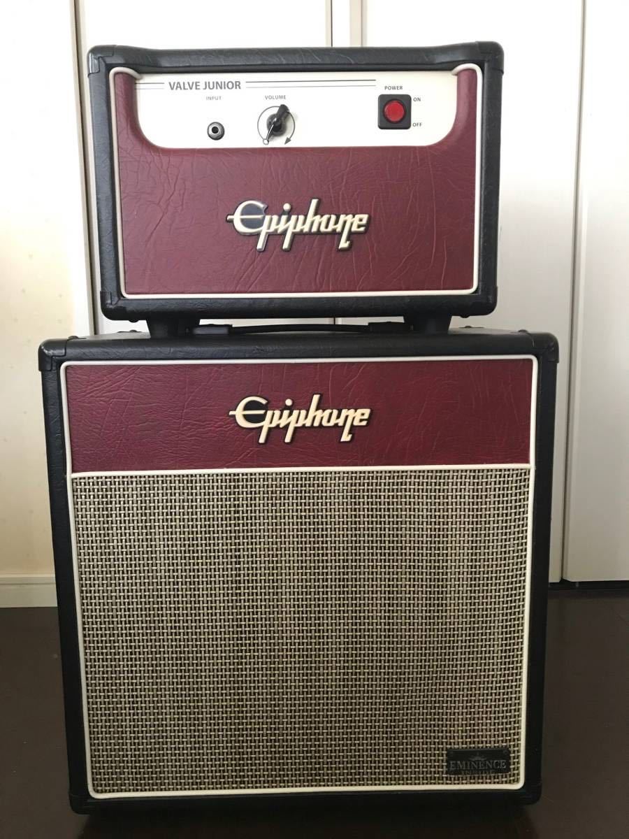 【未使用に近い】Epiphone Valve Junior Head + 112 Extension Cabinet + MONSTER ...