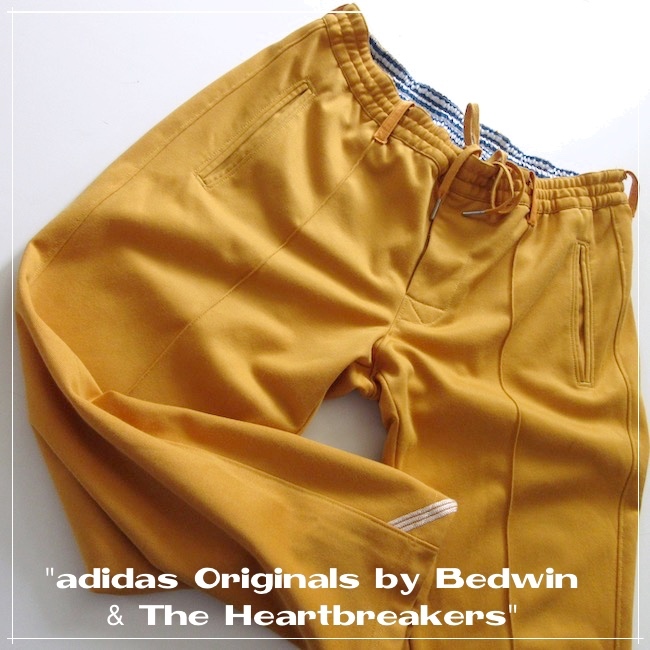 【やや傷や汚れあり】【adidas アディダス × BEDWIN ベドウィン】別注 コラボ ジャージー素材 トラックパンツ Lサイズ!! （アンクル丈 穿き心地 ） の落札情報詳細| ヤフオク ...