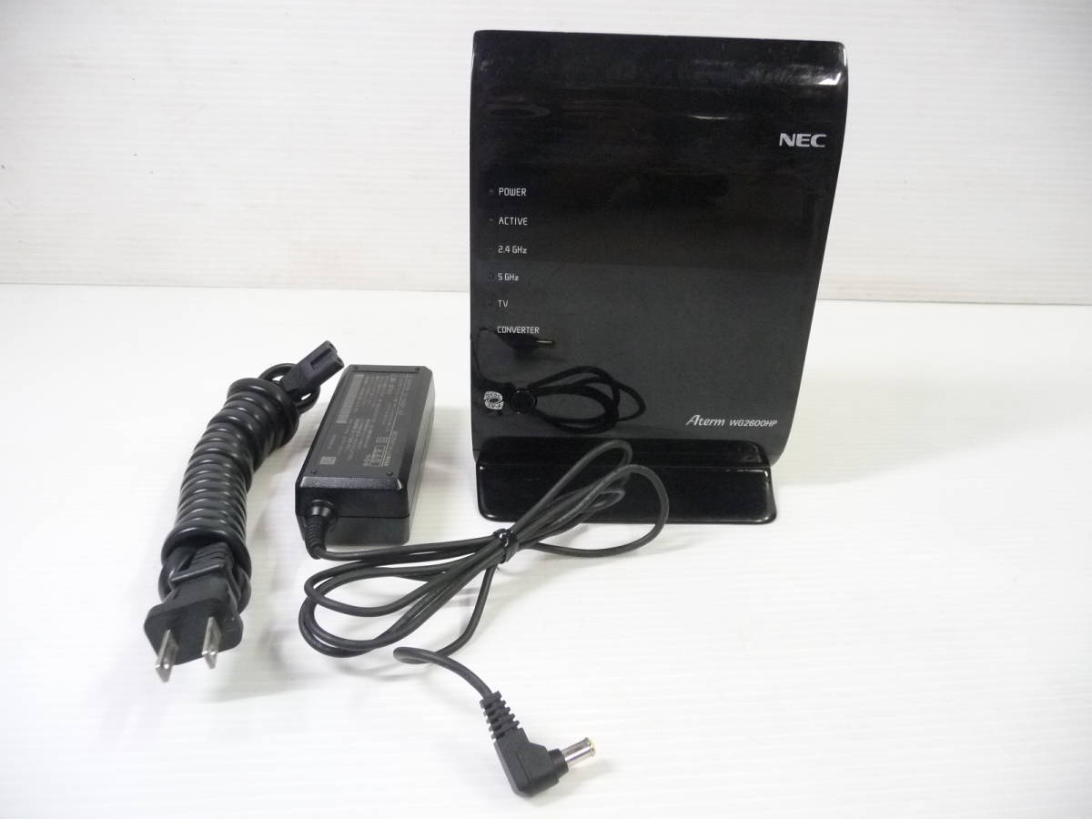 【傷や汚れあり】 NEC Aterm Wifiルーター AP-WG2600HP 無線LAN の落札情報詳細 - ヤフオク落札価格検索 オークフリー