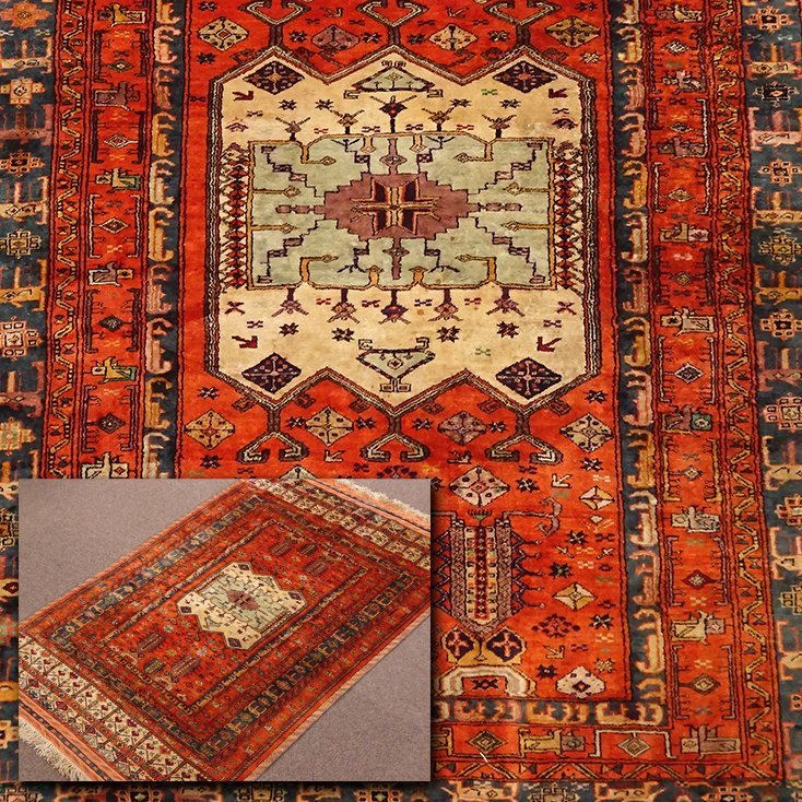 【目立った傷や汚れなし】慶應 本物保証 極上トルコ絨毯 シルク100％総手織り 幾何学文様 100万ノット 190×124cm 調度品の落札情報詳細 - Yahoo!オークション落札価格検索 ...