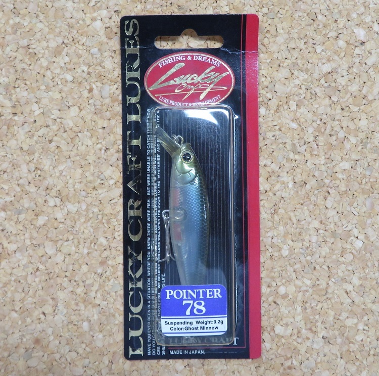 【未使用】未使用品 ラッキークラフト POINTER 78 / ゴーストミノーの落札情報詳細 - ヤフオク落札価格検索 オークフリー