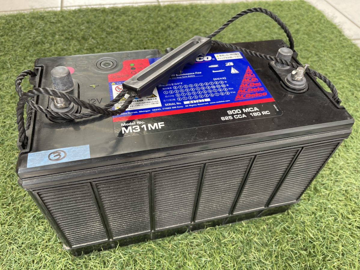 【未使用に近い】31MF ディープサイクル バッテリー ③ 検/ ACデルコ ボイジャー 27MF メンテナンスフリー バスボート エレキ 船 船外機 農機等の落札情報詳細 - ヤフオク落札 ...