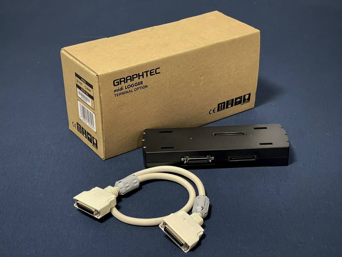 【やや傷や汚れあり】GRAPHTEC GL820＆GL800用20ch拡張端子セット B-537, B-538 (オプション品) グラフテック ...