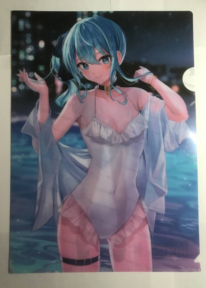 【未使用】星街すいせい ホロライブ クリアファイル 水着 Hoshimati Suisei Hololive C100 コミケ さなだケイスイ じゃんじゃら丼 会場限定の落札情報詳細 ...