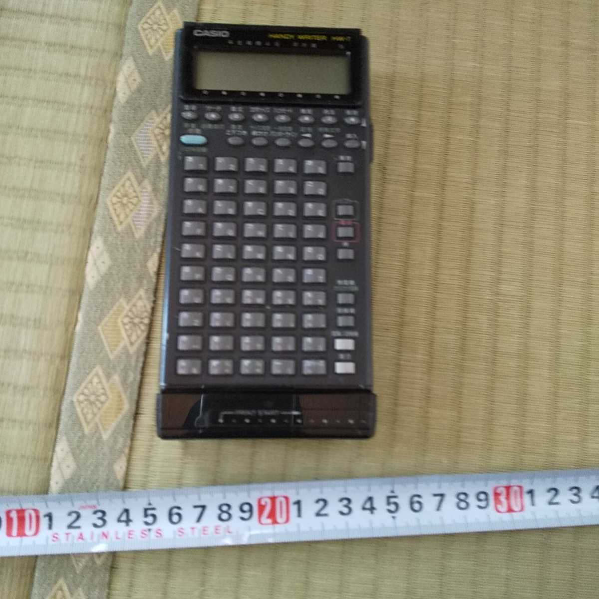 【傷や汚れあり】CASIO カシオ レトロ handy writer 送料520 ライター ？ プリント？ 詳細不明 HW-7 アンティーク ...