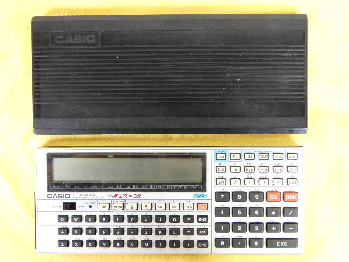 【傷や汚れあり】CASIO カシオ VX-2 ポケットコンピューター SUPER COLLEGE PERSONAL COMPUTER ポケコン ※動作未確認 ジャンク@送料370円(8212 ...