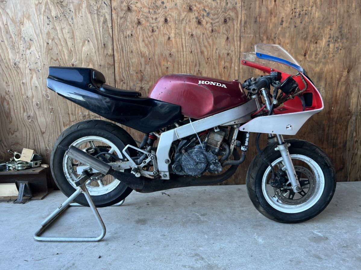 【傷や汚れあり】1円〜売り切り！ 実働 ホンダ NSR50 AC10 書類付き レーサー レストアベース NS-1 NS50F/R MBX NSR80 CRM TZR TZM SP50 S50 ...