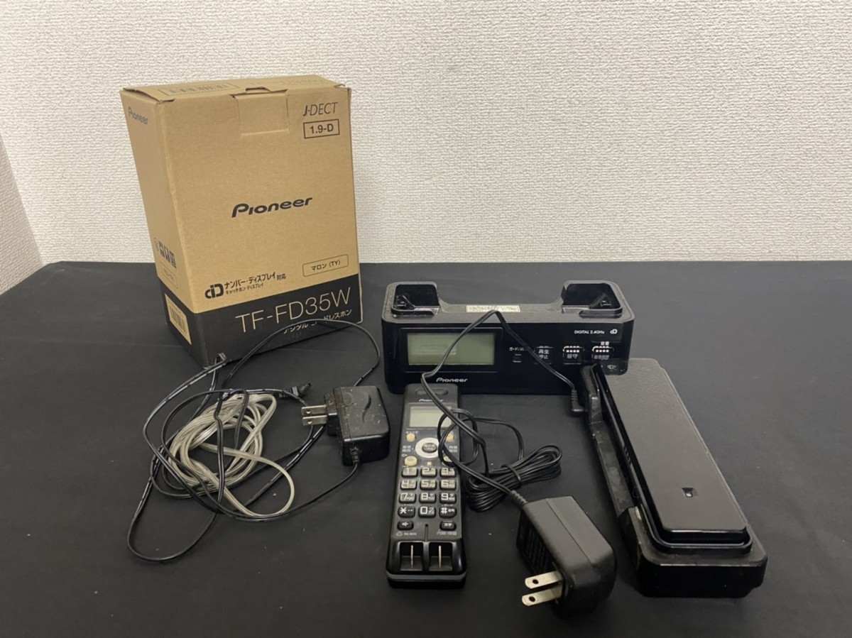 【やや傷や汚れあり】A1 PIONEER パイオニア TF-FN2025-K 子機付き 電話機 現状品の落札情報詳細 - ヤフオク落札価格検索 オークフリー