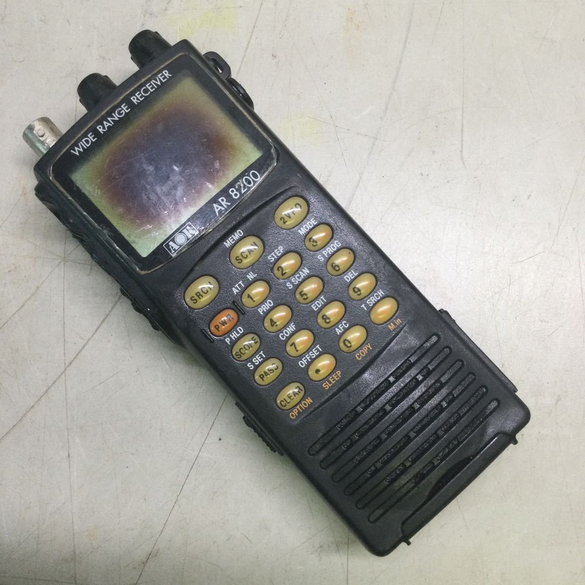【傷や汚れあり】1KB6 AOR AR8200 MARK3 ワイドレンジレシーバー 通電OK 動作未確認 現状品/ハンディ トランシーバー ...