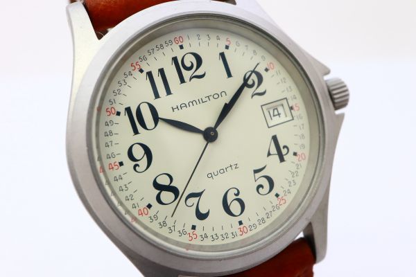 【目立った傷や汚れなし】★本体良品 1円 HAMILTON ハミルトン 9821 QZ 動作品 KN0864T（EE 12）の落札情報詳細 ...