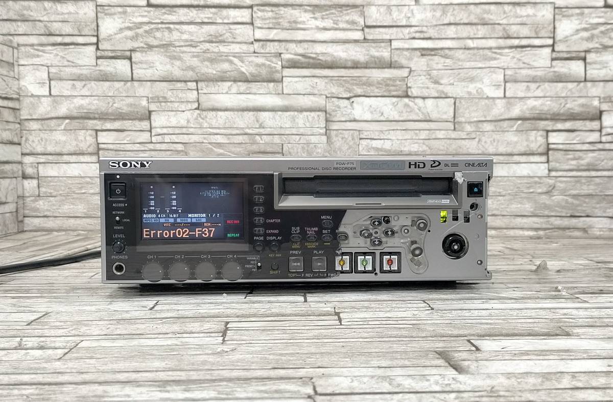 【傷や汚れあり】SONY PDW-F75 PROFESSIONAL DISC RECORDER/ソニー・HDレコーダーの落札情報詳細 ...
