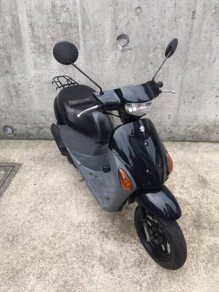 【やや傷や汚れあり】☆SUZUKI LETS4 レッツ4 CA45A 黒 F1エンジン フュールインジェクション ☆☆ 東京 神奈川 千葉 ...