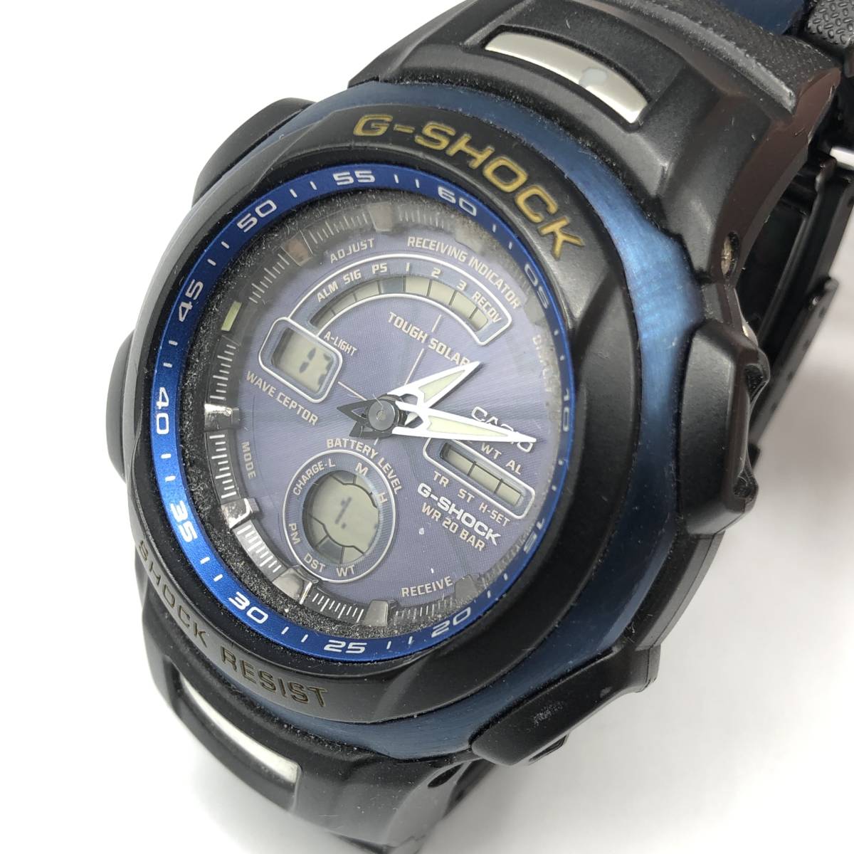 【傷や汚れあり】CASIO カシオ G-SHOCK GL-1310TCJ 腕時計 タフソーラー 電波時計 ブルー Gショック 菊NSの落札情報 ...