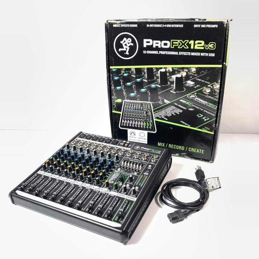 【やや傷や汚れあり】MACKIE PROFX12 V2 ミキサー ACコード 元箱(FX12 V3)付★現状品の落札情報詳細 - ヤフオク落札 ...