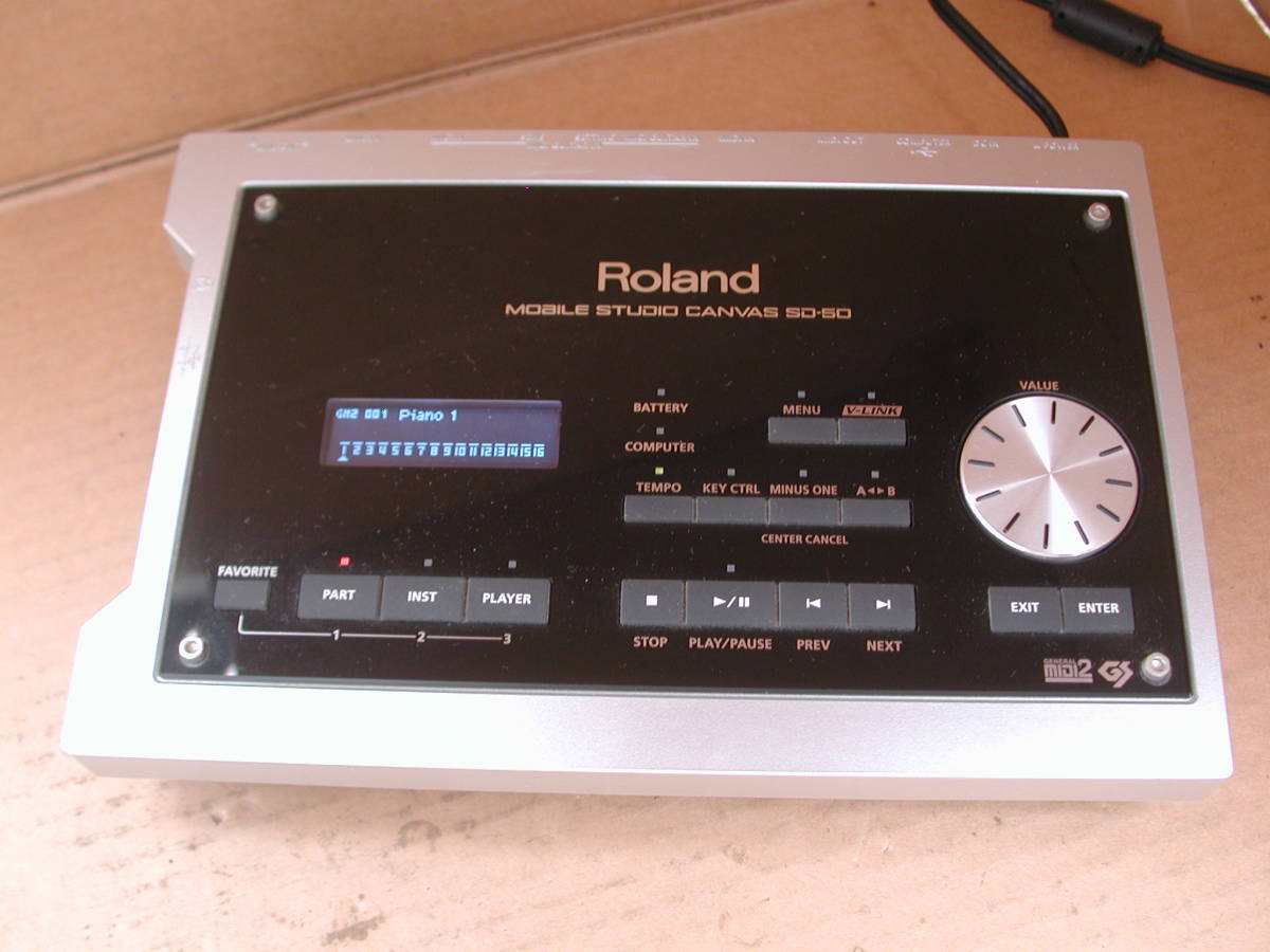 【傷や汚れあり】Roland MOBILE STUDIO CANVAS SD-50(中古)の落札情報詳細 - ヤフオク落札価格検索 オークフリー