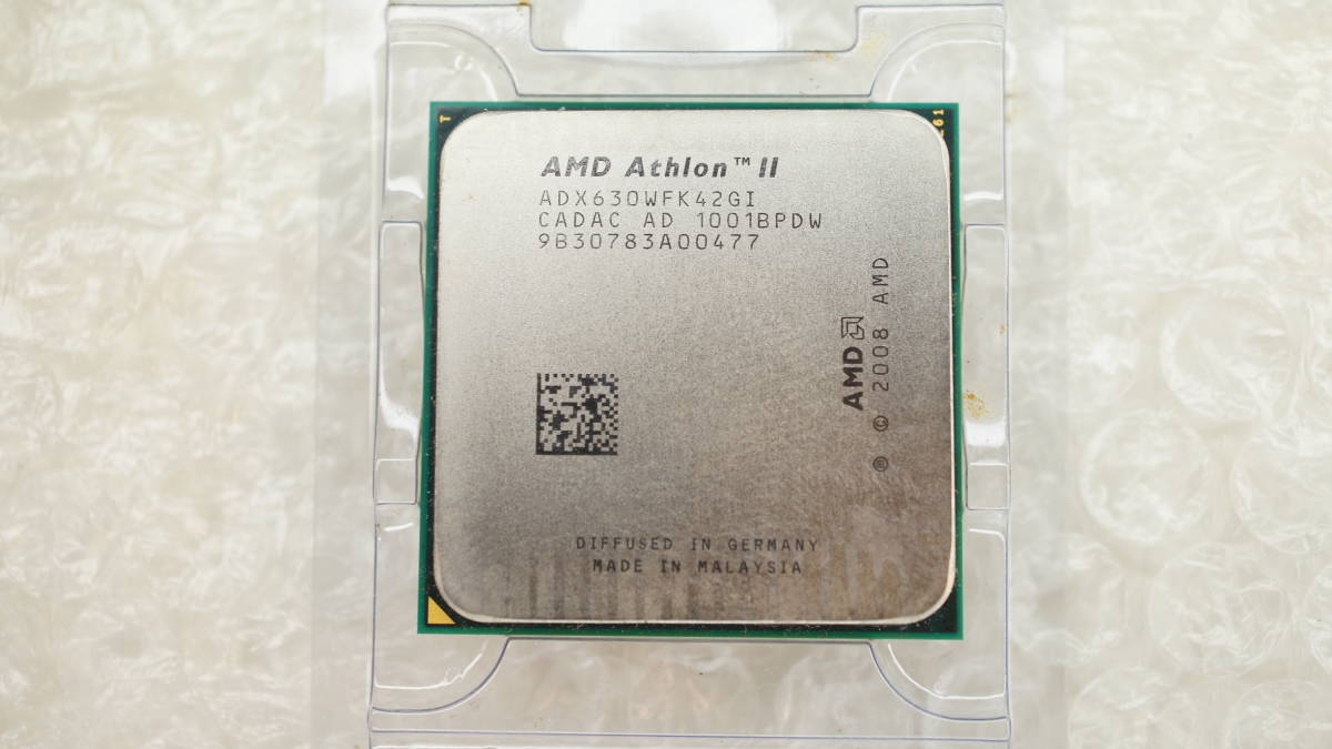 【やや傷や汚れあり】【Socket AM3＆AM2+＆AM2】 AMD Athlon II X4 630 の落札情報詳細 - ヤフオク落札価格検索 オークフリー