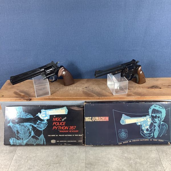 【傷や汚れあり】J2053【動作未確認】MGC POLICE PYTHON 357／44 MAGNUM コルトパイソン 樹脂フレーム の落札 ...