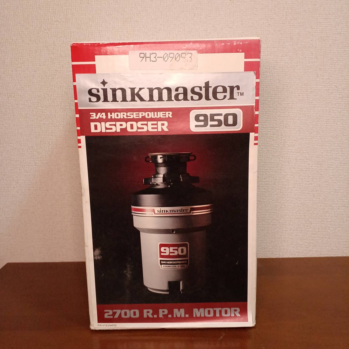 【目立った傷や汚れなし】★動作未確認ジャンク★Sinkmaster シンクマスター 950 生ごみ処理機 破砕機 ディスポーザー の落札情報 ...
